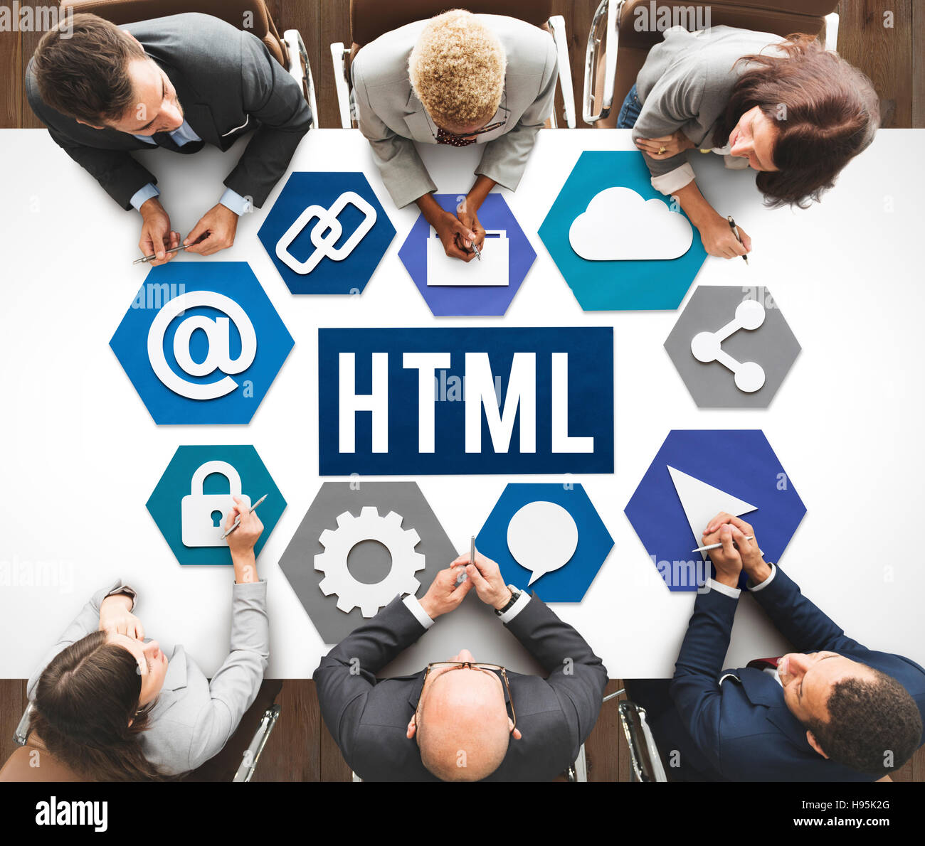 HTML Website Technology Homepage Concept Stock Photo - Alamy