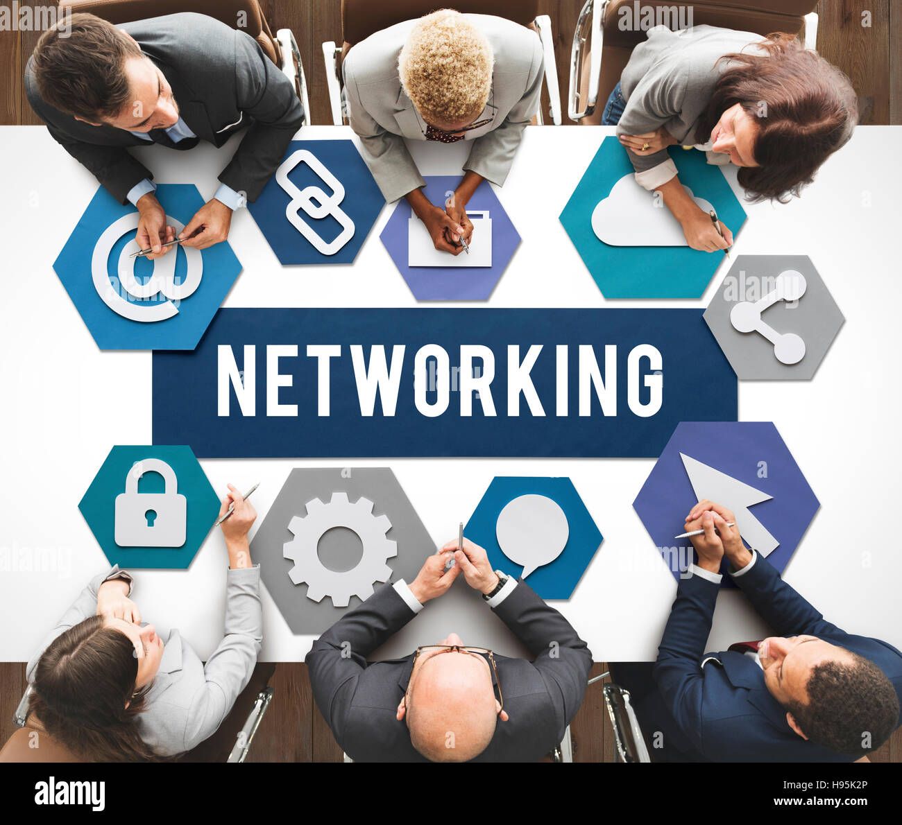 Networking Network Internet Connection Concept Stock Photo - Alamy