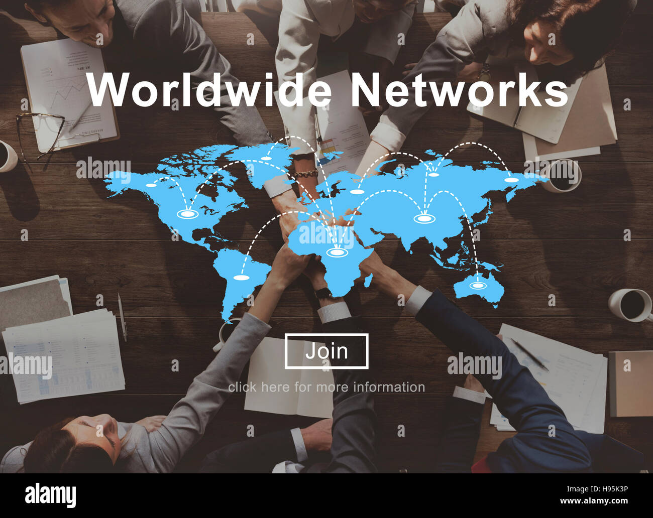 Worldwide Networks Global International Unity Concept Stock Photo - Alamy
