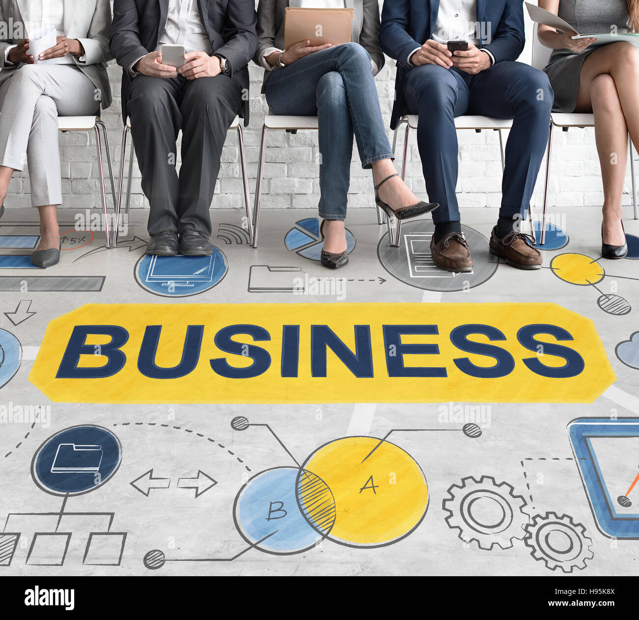 Business Management Company System Graphics Concept Stock Photo - Alamy