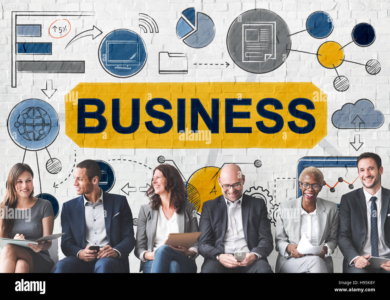 Business Management Company System Graphics Concept Stock Photo - Alamy
