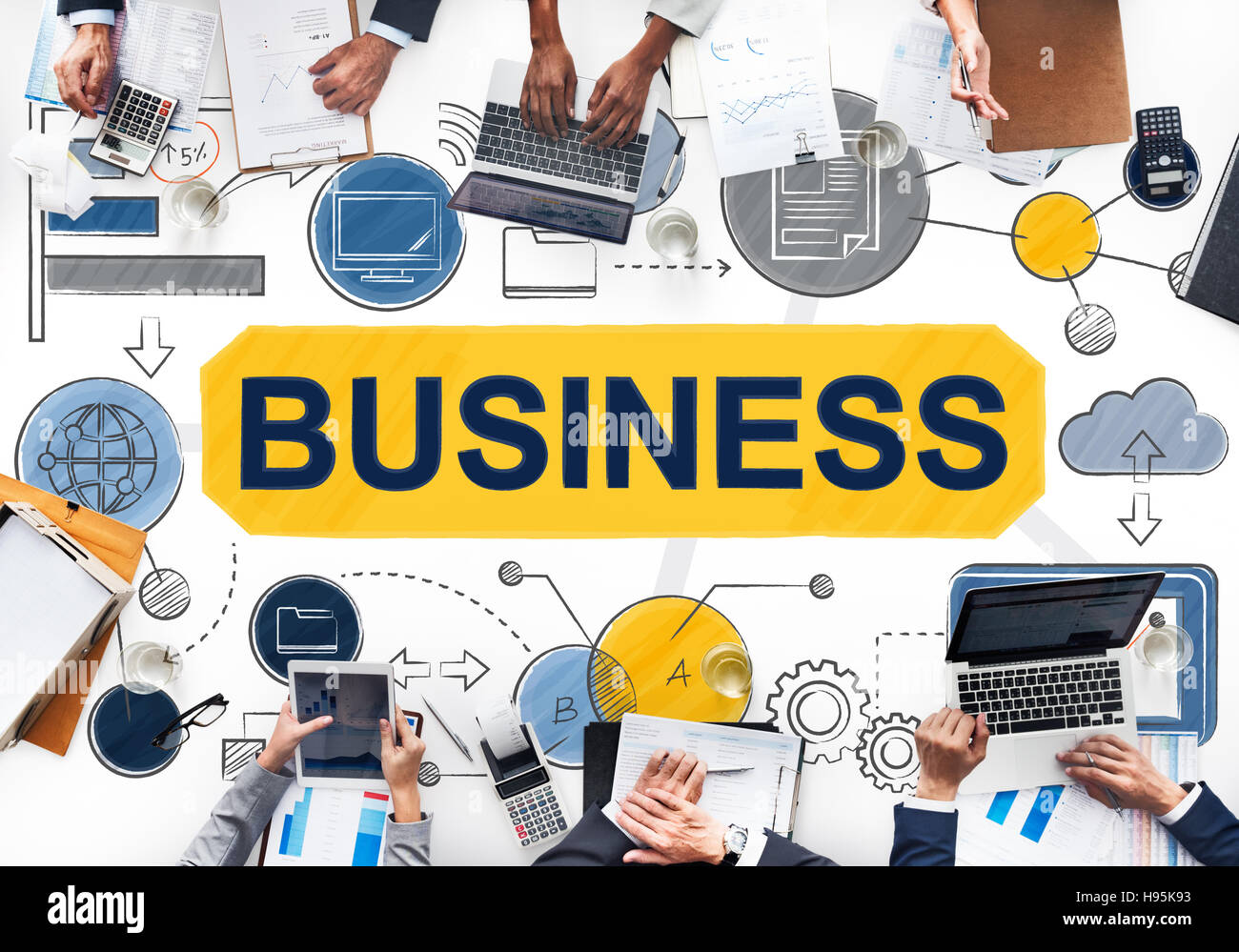 Business Management Company System Graphics Concept Stock Photo - Alamy