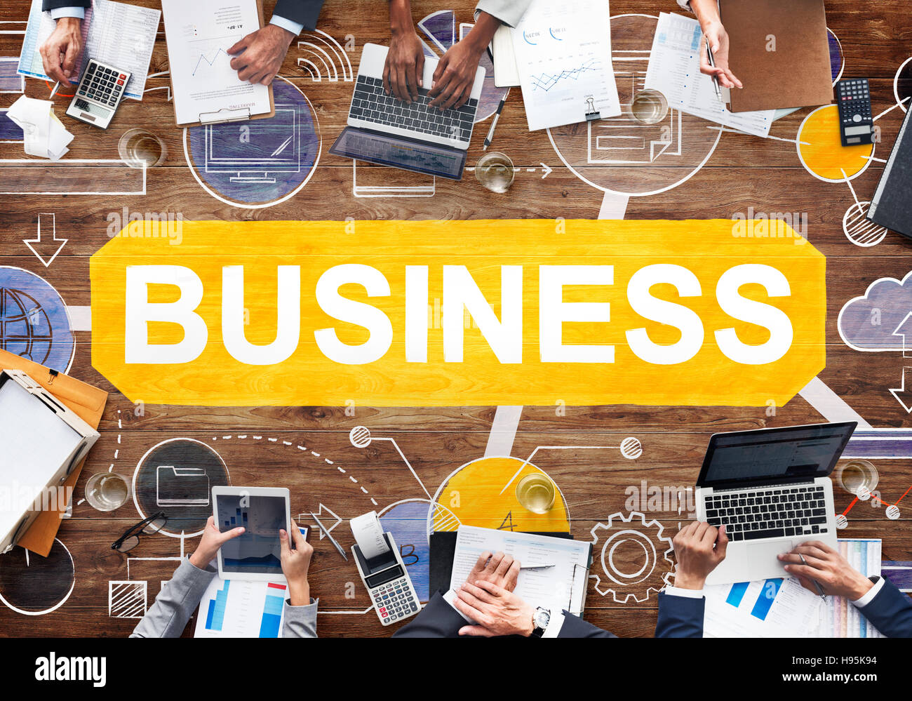Business Management Company System Graphics Concept Stock Photo - Alamy