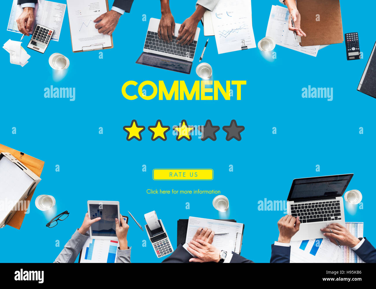 Customre Feedback Comment Vote Review Results Concept Stock Photo - Alamy