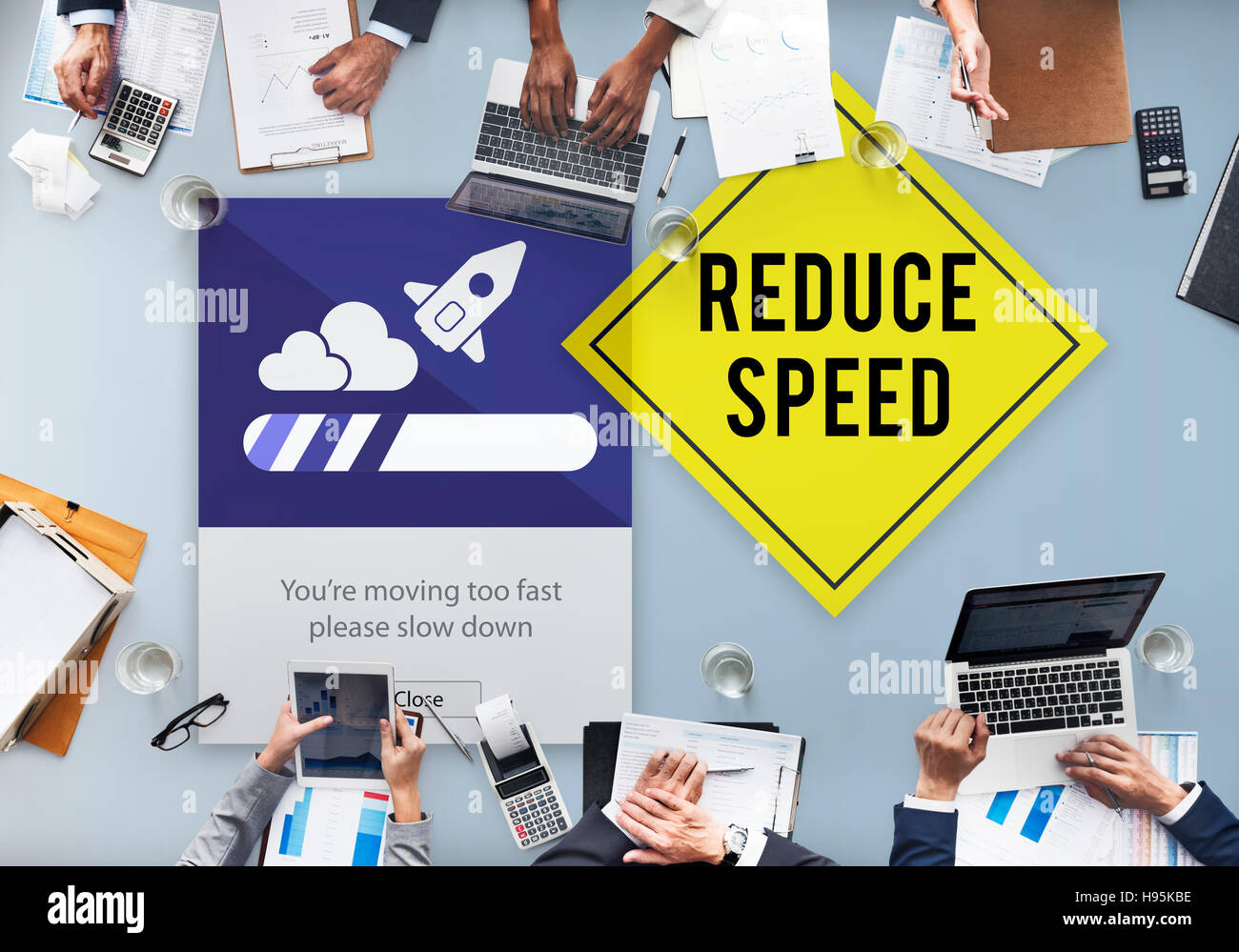 Reduce speed hi-res stock photography and images - Alamy