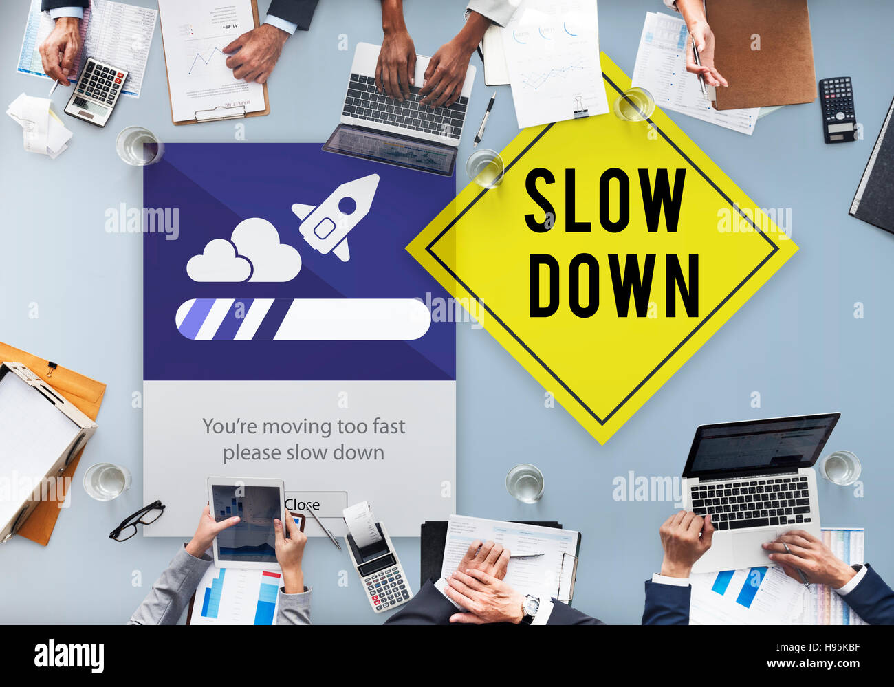 Keep speed down hi-res stock photography and images - Alamy
