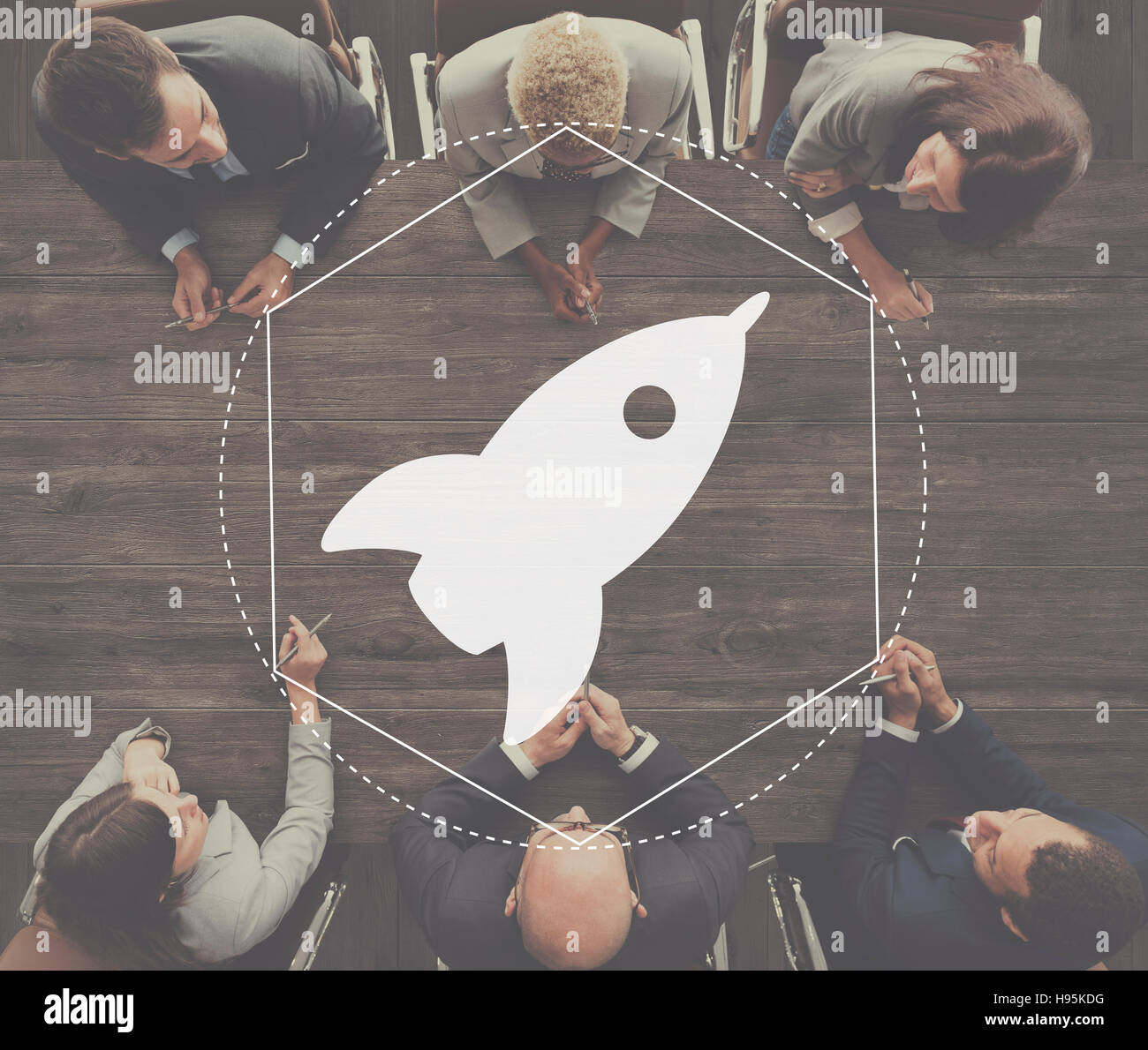 Launch Innovation Creative Development Graphic Concept Stock Photo - Alamy