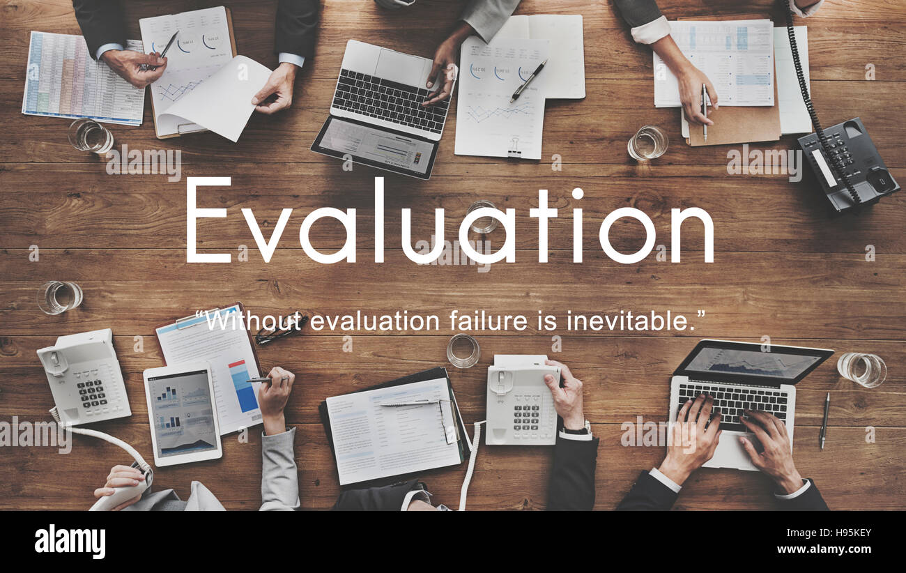 Evaluation Assessment Performance Business Development Concept Stock ...