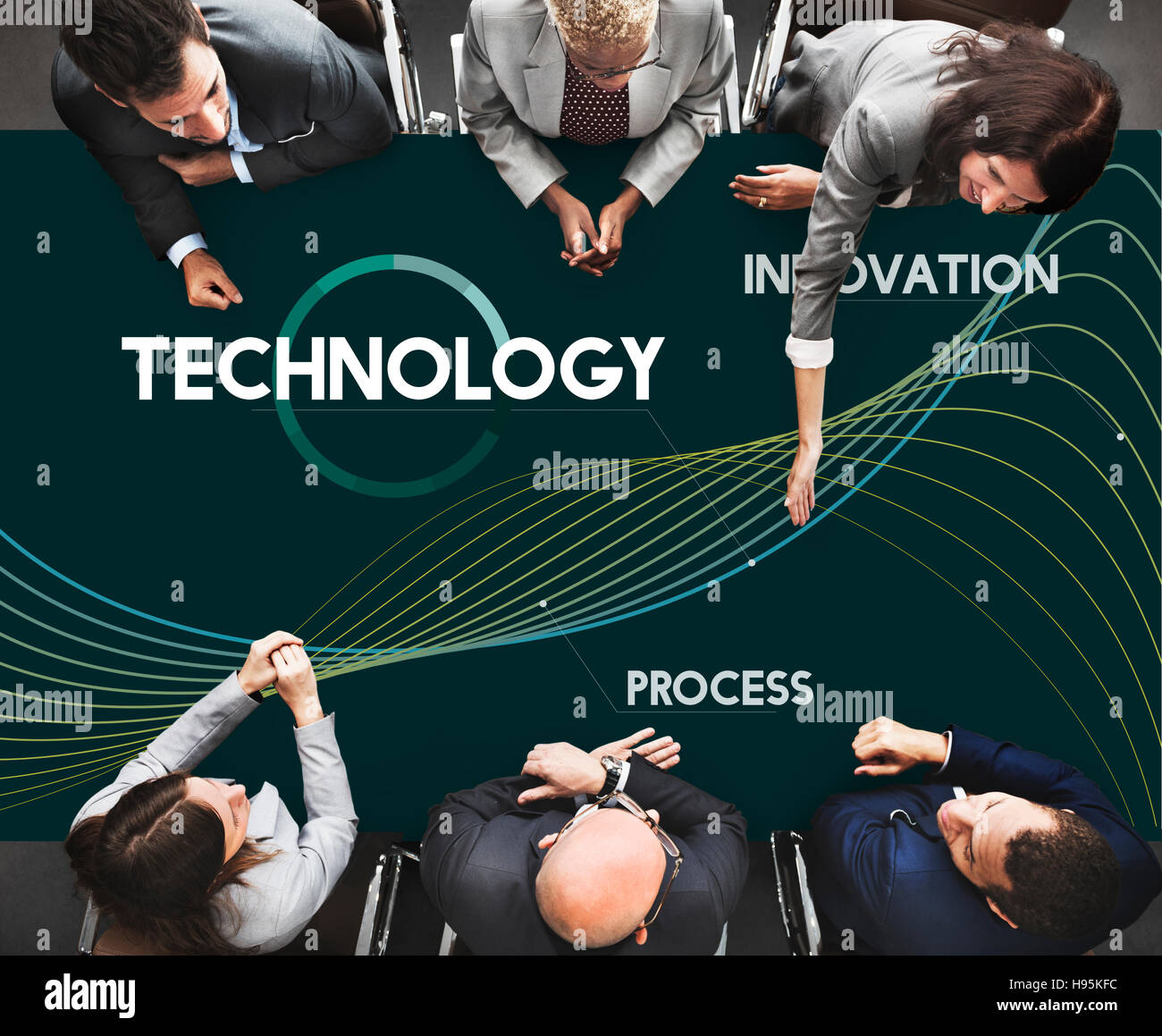 Technology Process Innovate Network Data Concept Stock Photo - Alamy