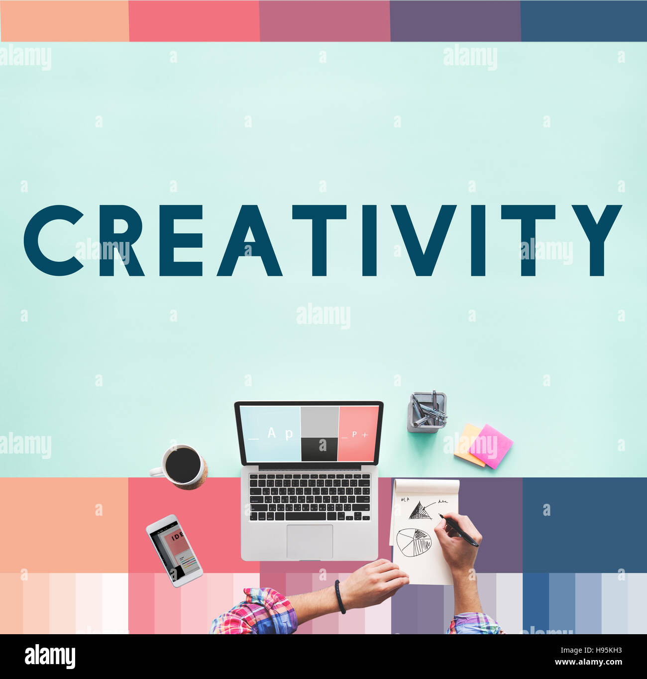 Create Creativity Ideas Design Concept Stock Photo - Alamy