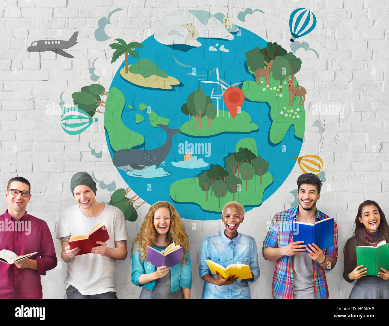 Earth Life Global Nature Animals Concept Stock Photo - Alamy