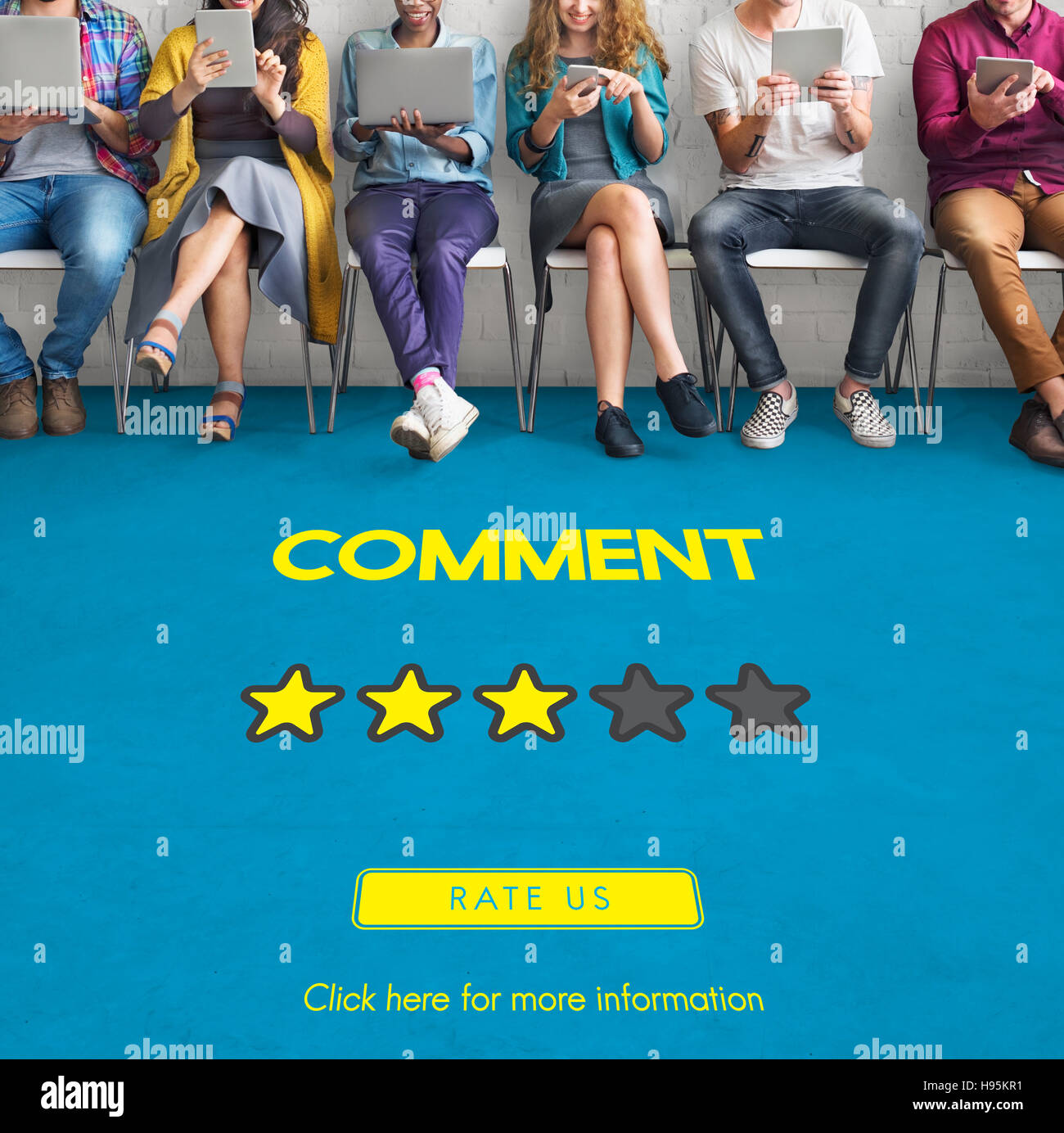 Customre Feedback Comment Vote Review Results Concept Stock Photo - Alamy
