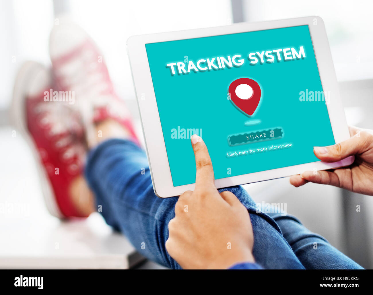 Route Map Navigation Track Places Concept Stock Photo - Alamy
