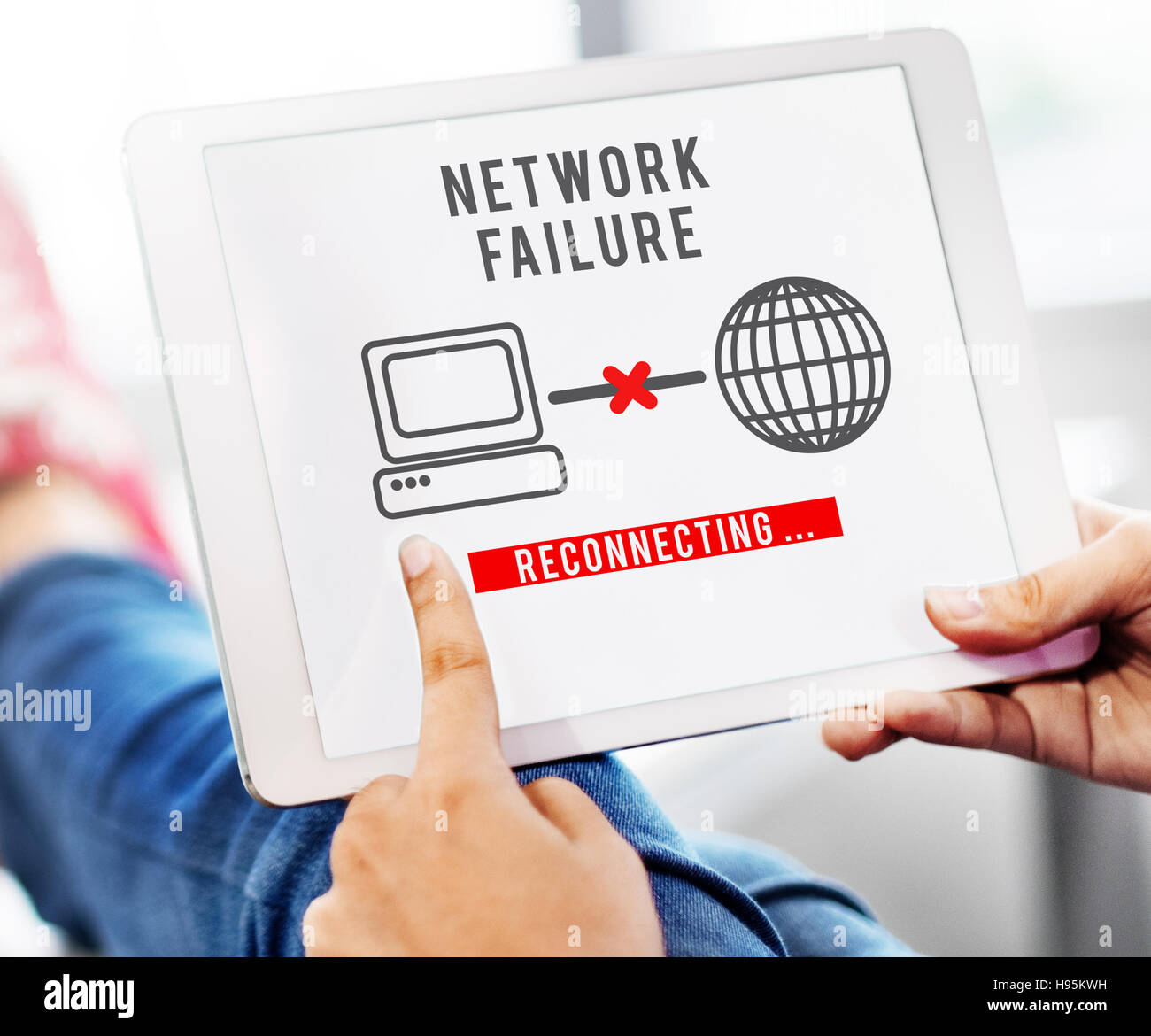 Network Failed Fiasco Stop Loss Inability System Concept Stock Photo ...