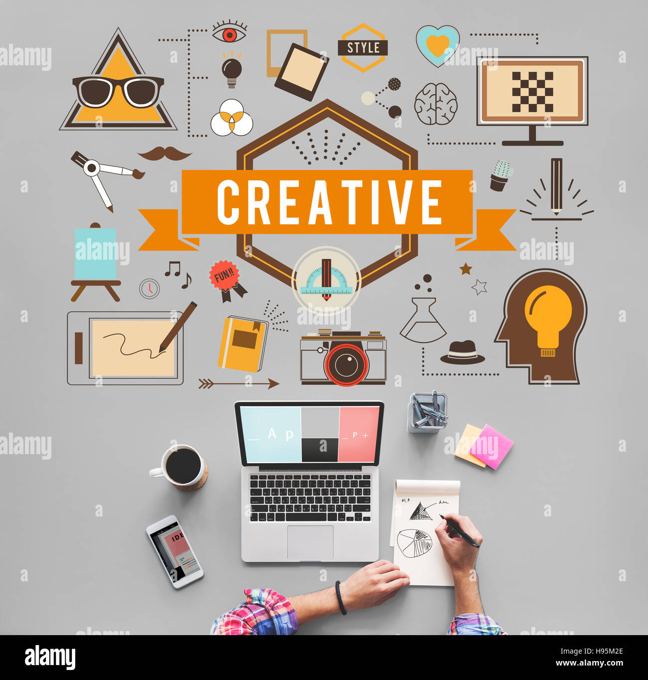 Art Creative Imagination Inspiration Concept Stock Photo - Alamy