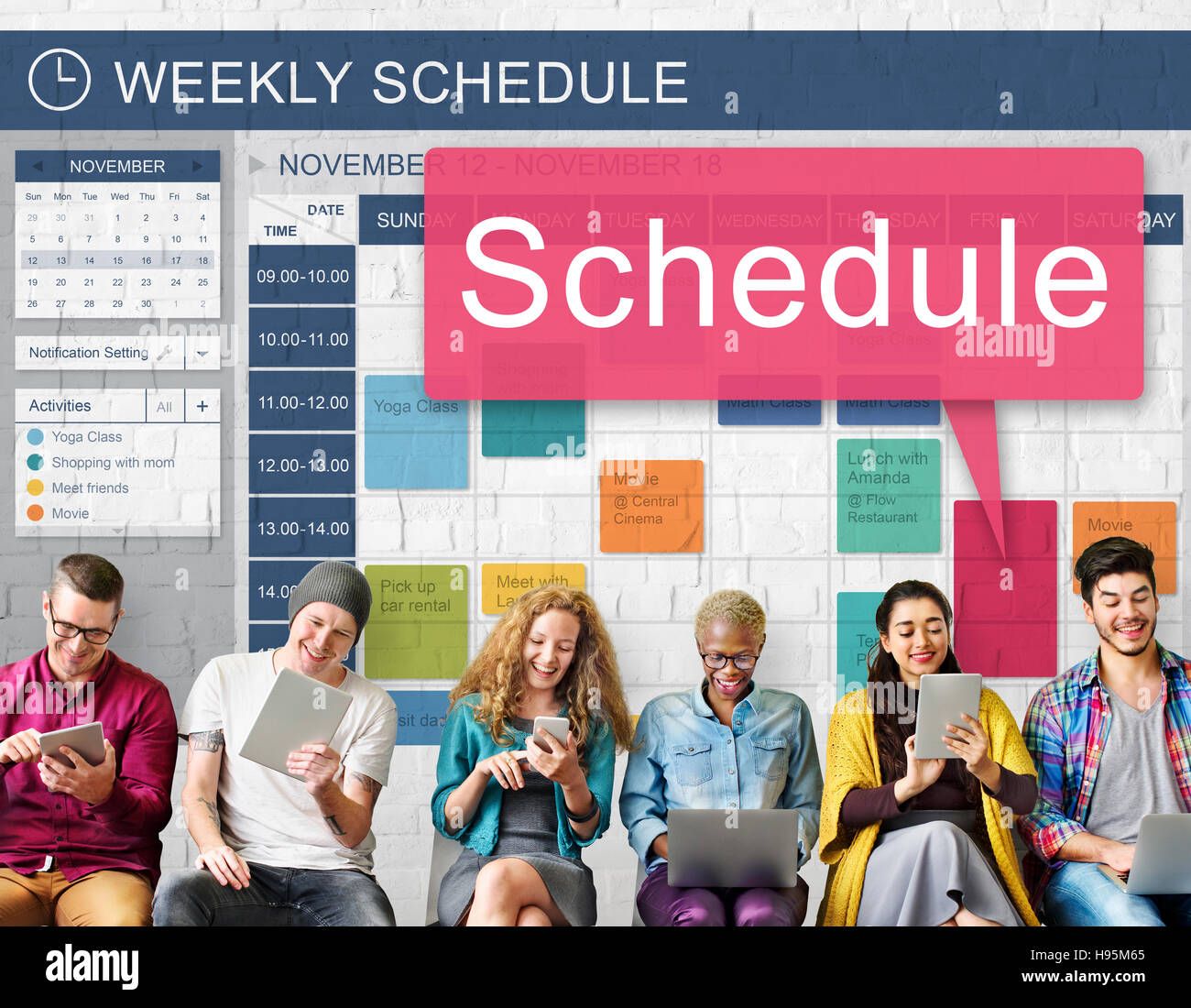 Schedule Organization Planning List To Do Concept Stock Photo - Alamy