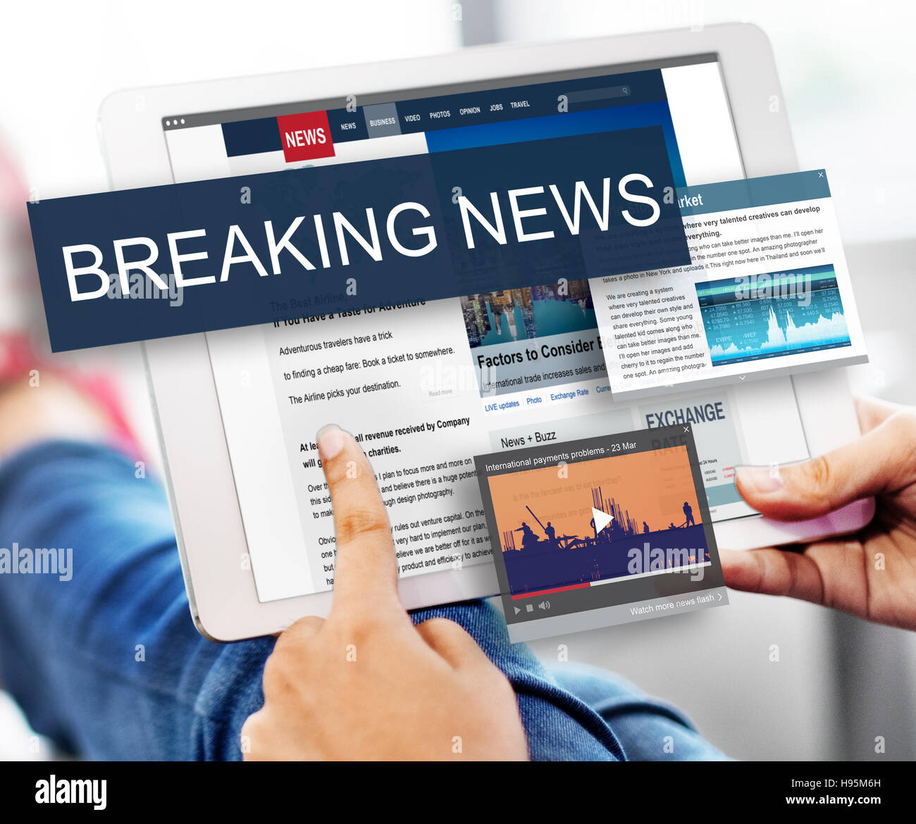 Breaking updates hi-res stock photography and images - Alamy