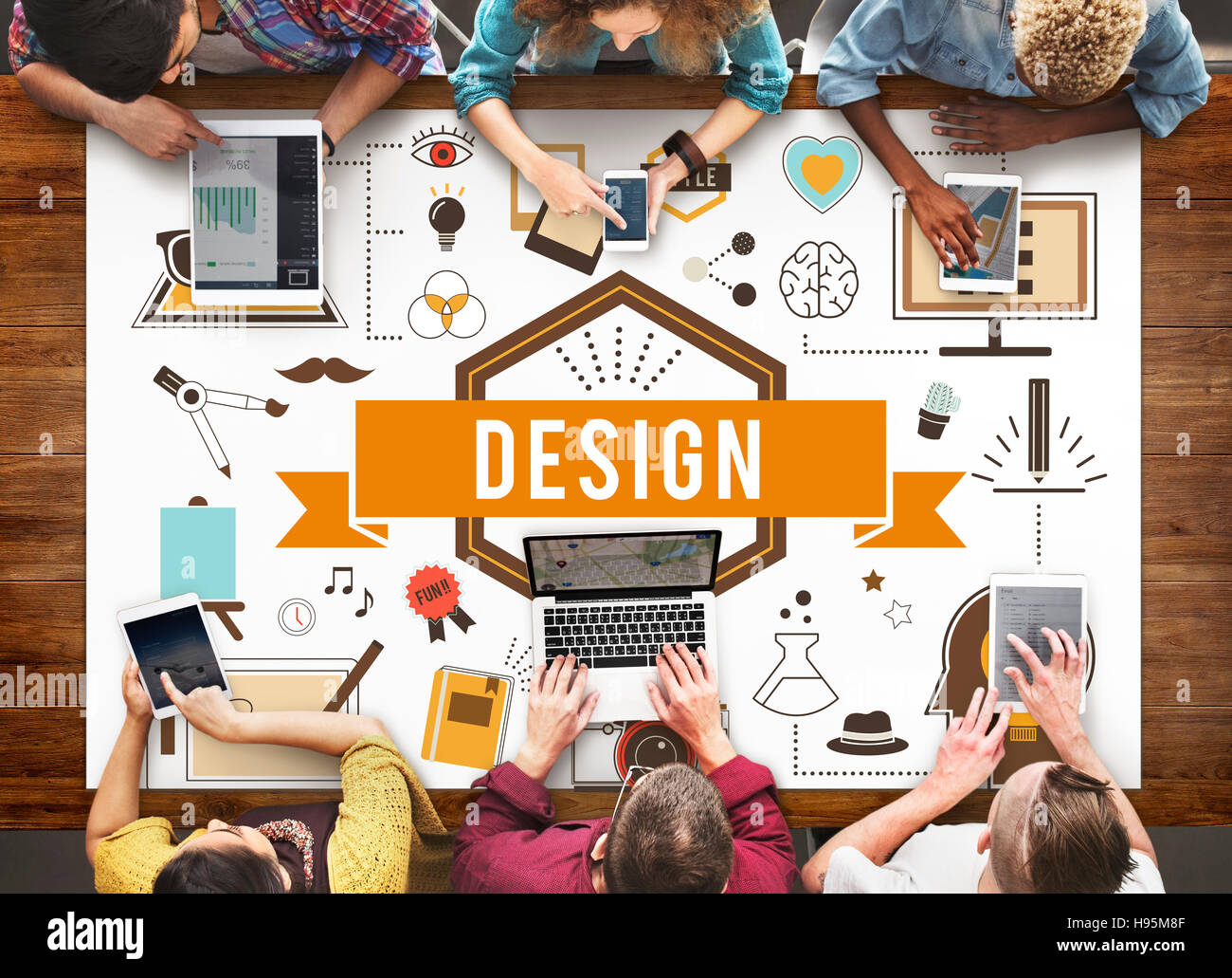 Design Creative Ideas Model Planning Sketch Concept Stock Photo - Alamy