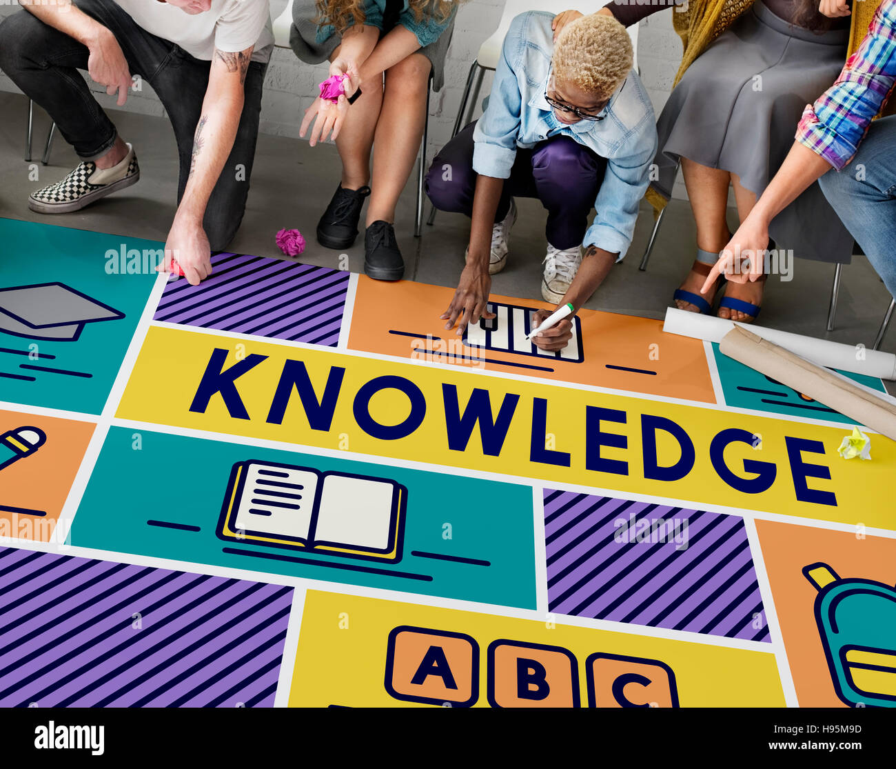 Knowledge Education Wisdom Learning School Concept Stock Photo - Alamy