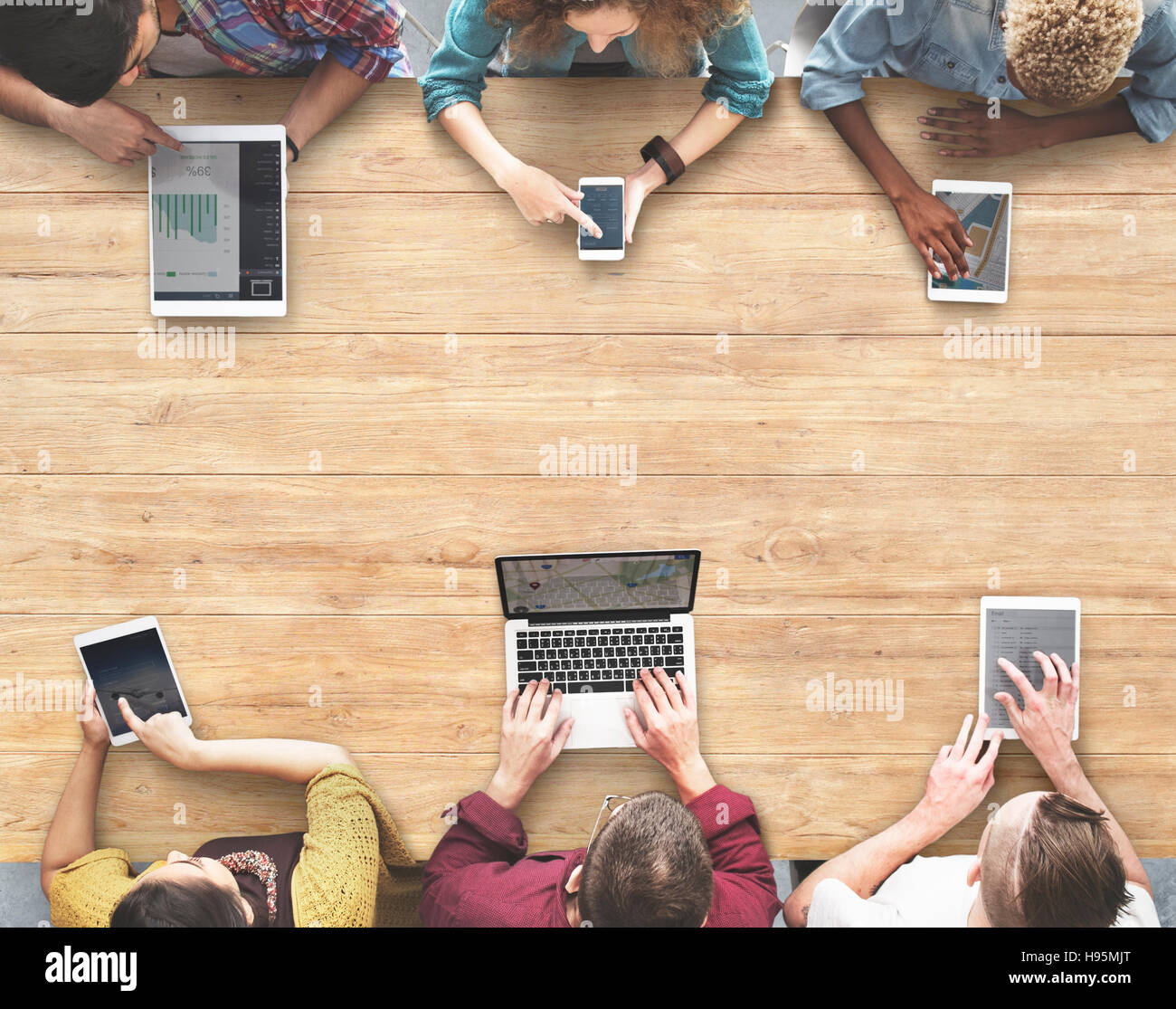 Connecting Connection Digital Device Wireless Concept Stock Photo - Alamy