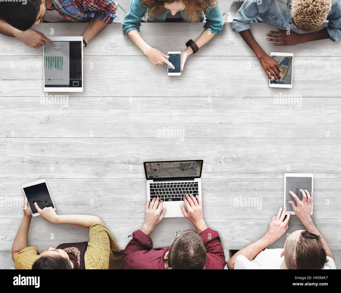 Connecting Connection Digital Device Wireless Concept Stock Photo - Alamy