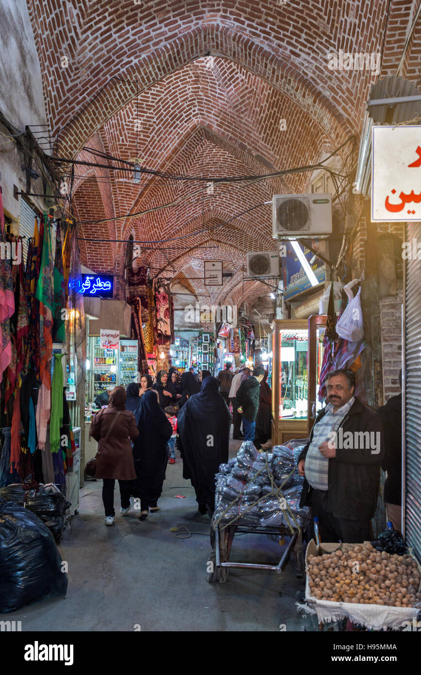 The Grand Bazaar of Tabriz, Iran Stock Photo - Alamy