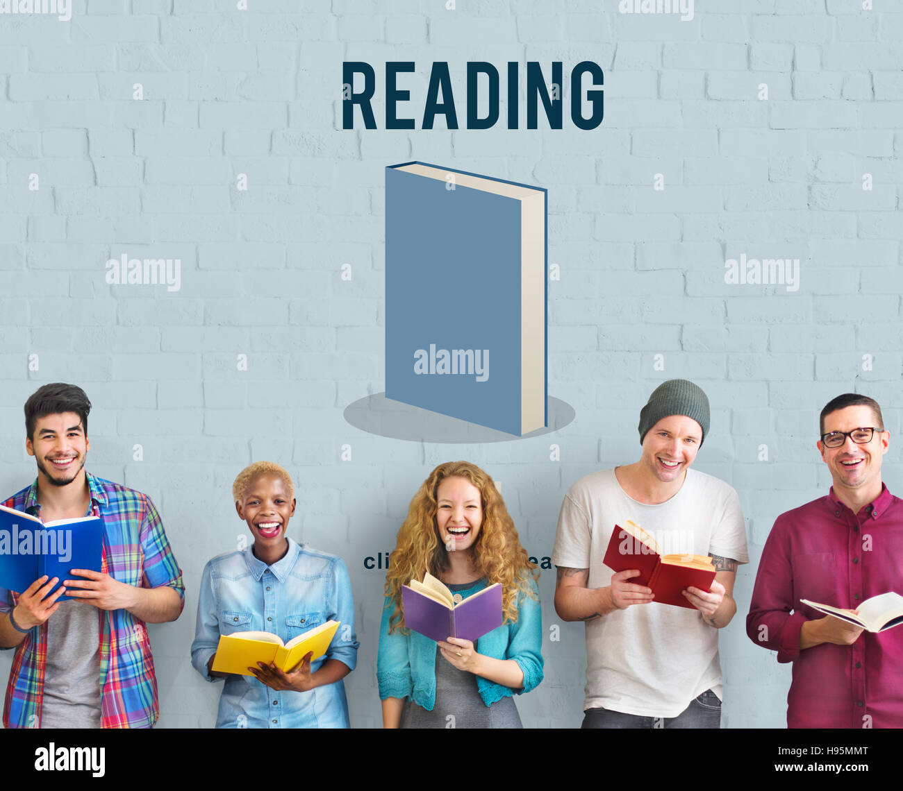 Reading Book Academic Knowledge Concept Stock Photo - Alamy