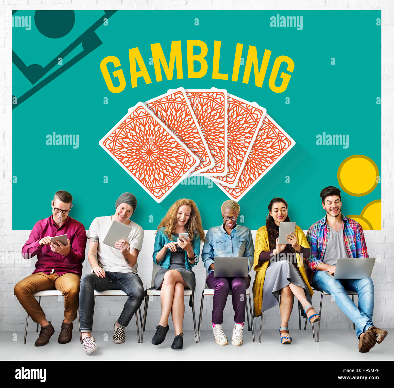 Gambling Luck Jackpot Risk Wager Concept Stock Photo - Alamy
