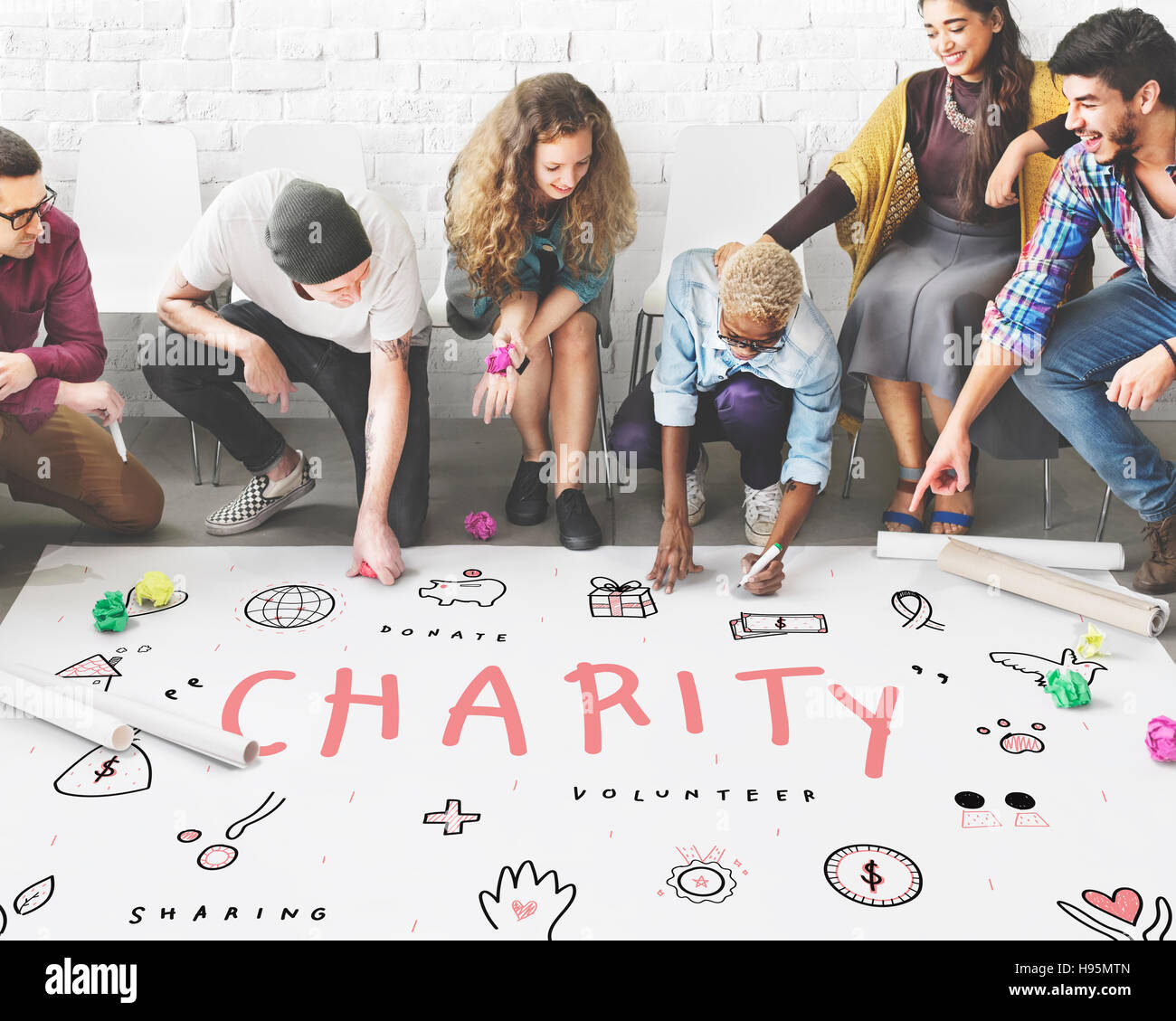 Charity Aid Donation Awareness Concept Stock Photo - Alamy
