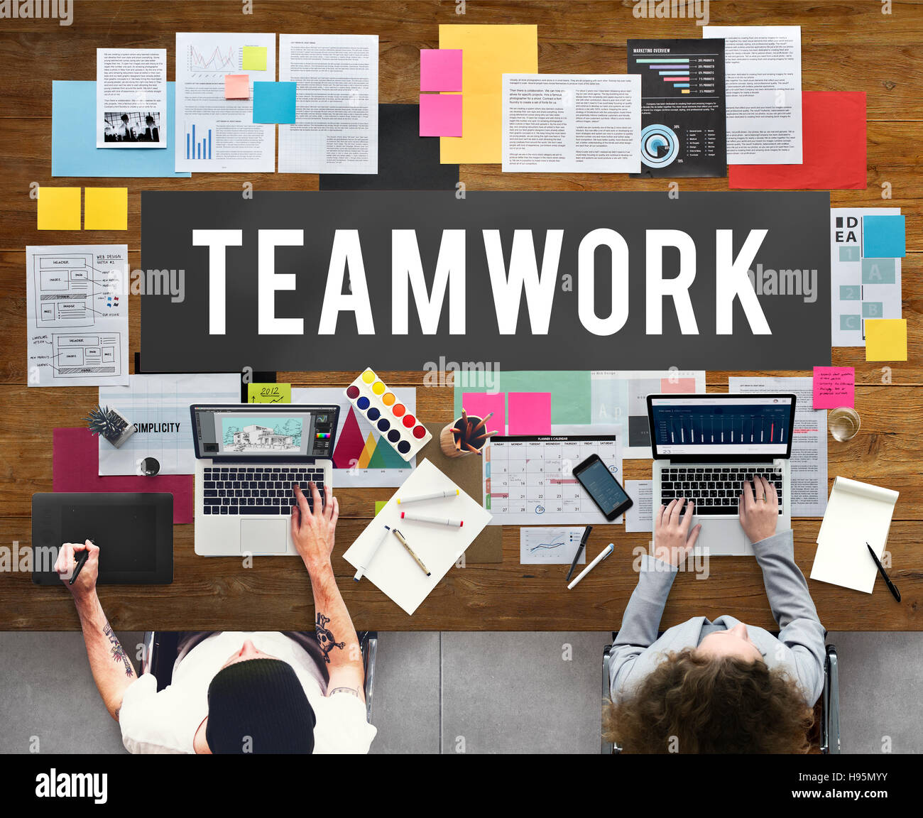 Teamwork Alliance Association Collaboration Concept Stock Photo - Alamy