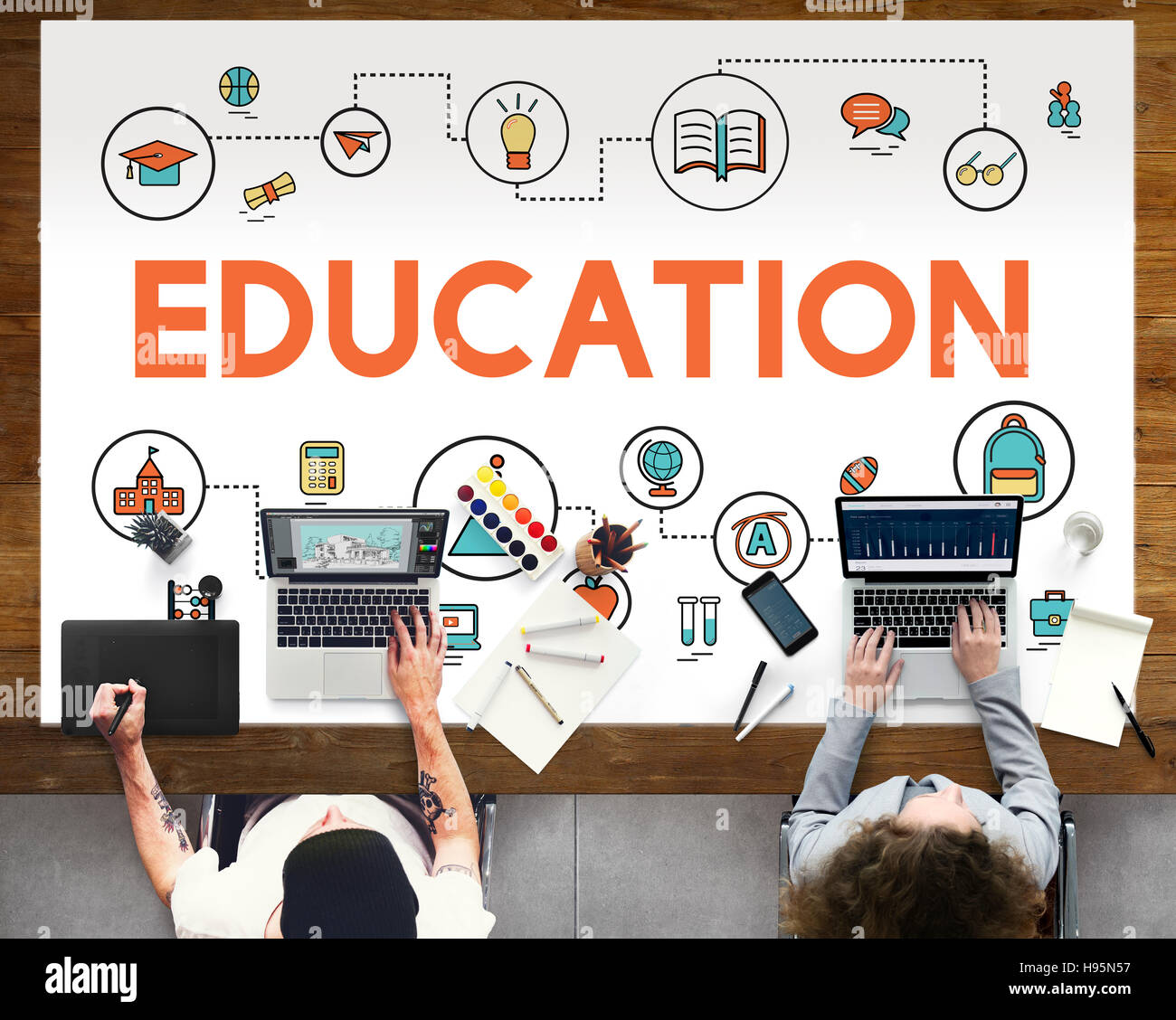 Education Study Learning Knowledge Information Concept Stock Photo - Alamy