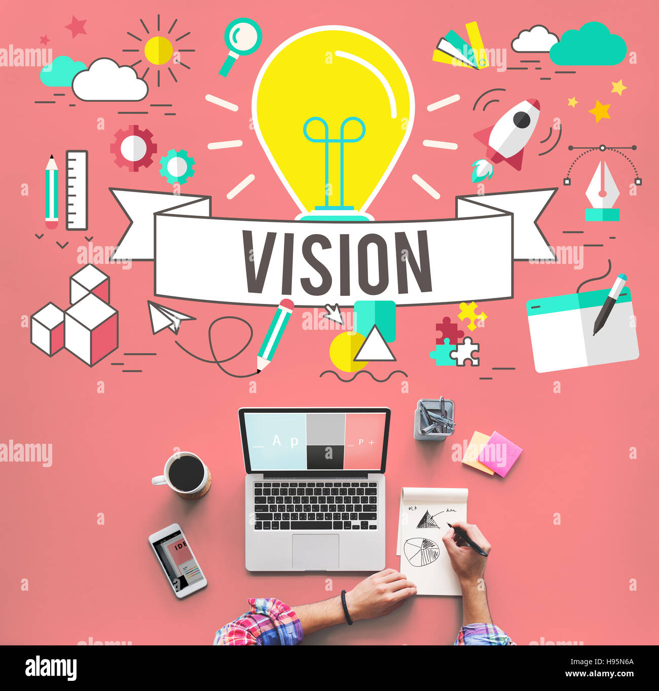 Vision Ideas Inspiration Imagination Creation Concept Stock Photo - Alamy