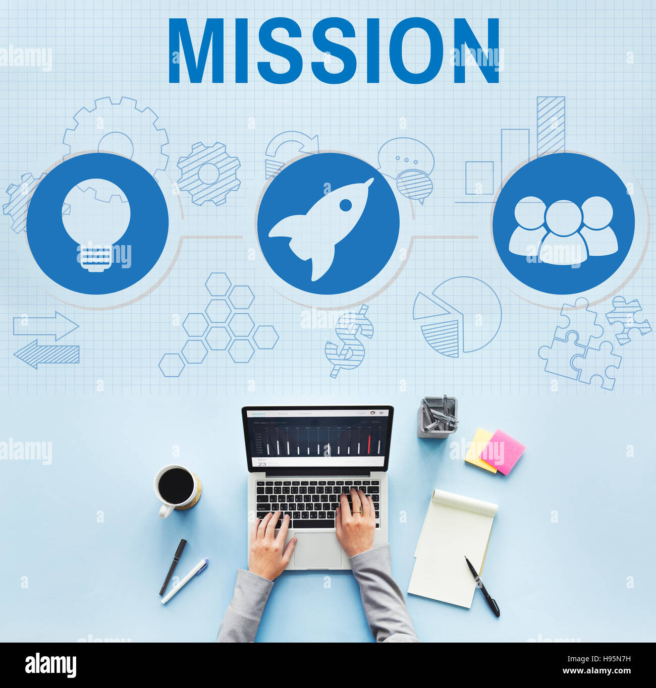 Organization Solution Start Business Vision Concept Stock Photo - Alamy