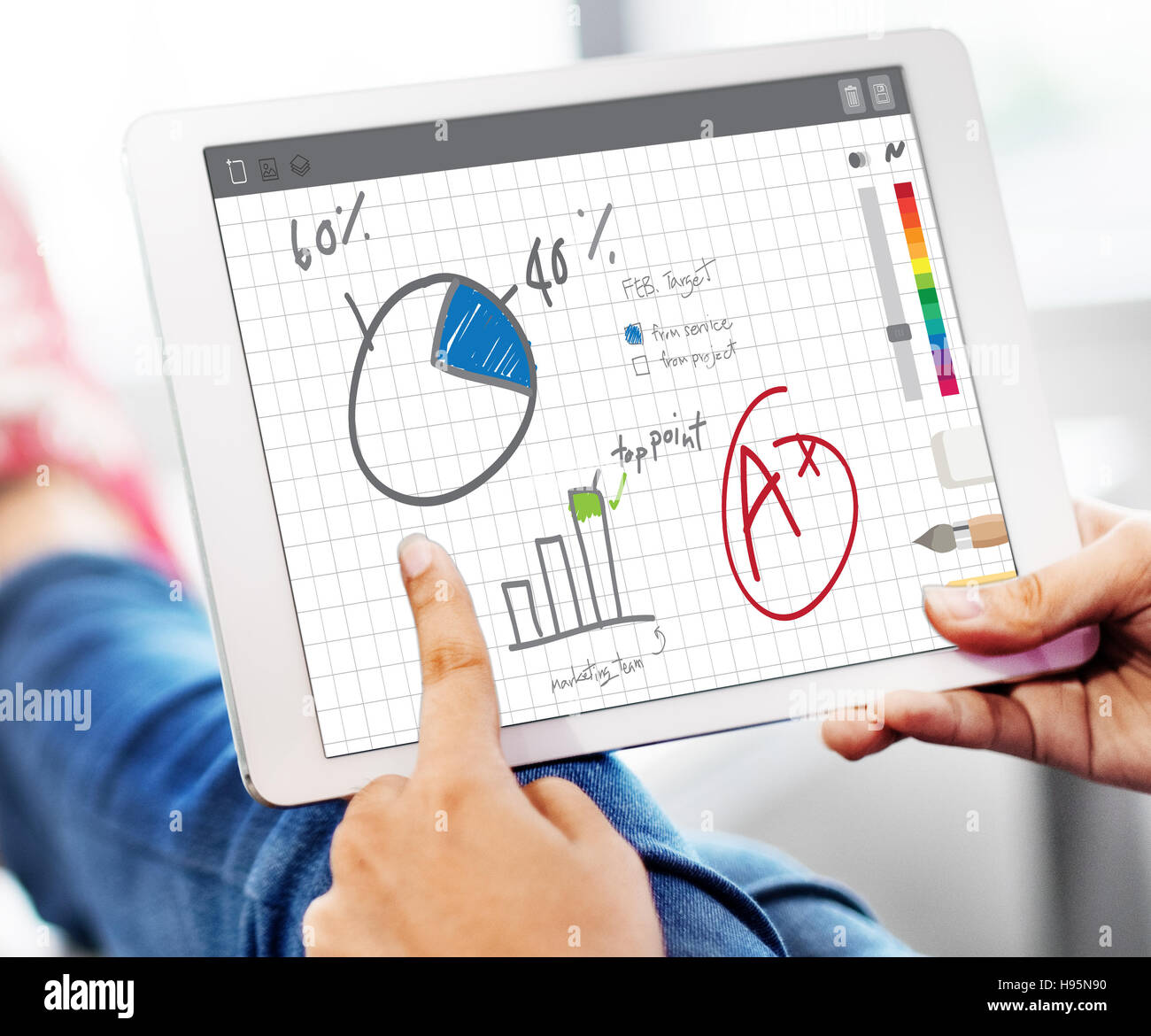 Pie Chart Graph Analysing Data Concept Stock Photo - Alamy Pie Chart Graph Analysing Data Concept Stock Photo - Alamy