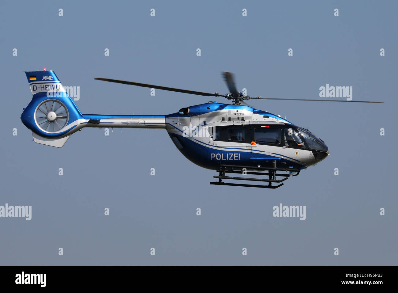 Stuttgart, Germany – April 11, 2016: German Police Helicopter, Airbus ...