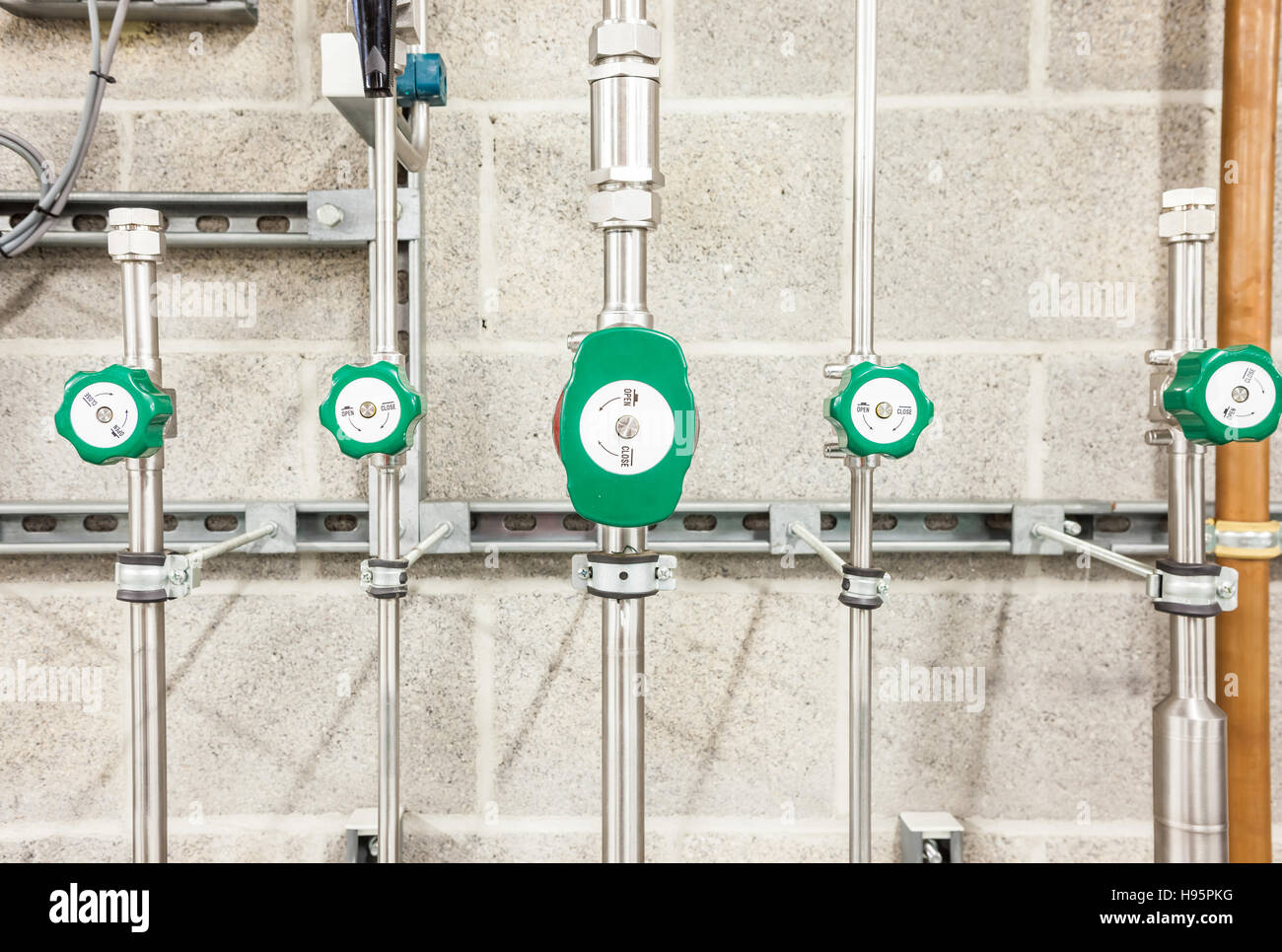 in the technical area, there are boosters for the water pipes of the ...