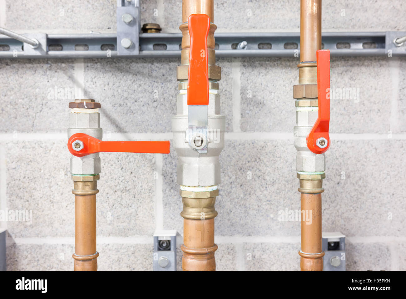 in the technical area, there are boosters for the water pipes of the ...