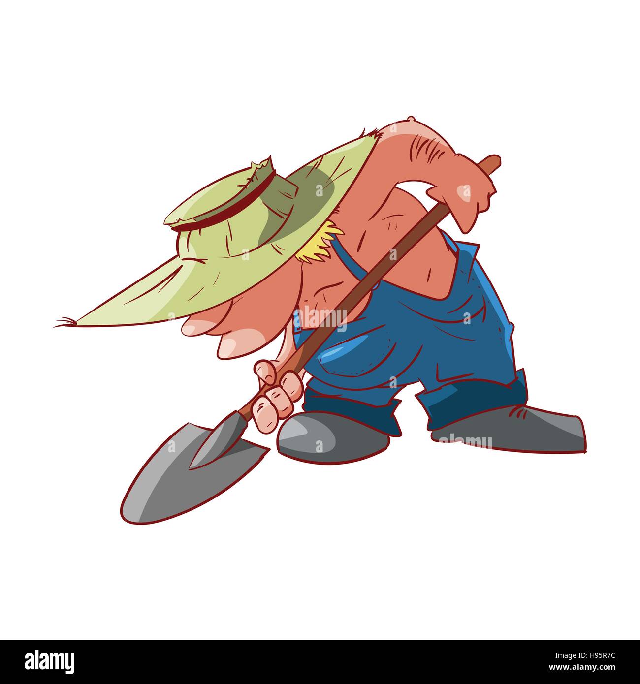 Redneck Cartoon Character