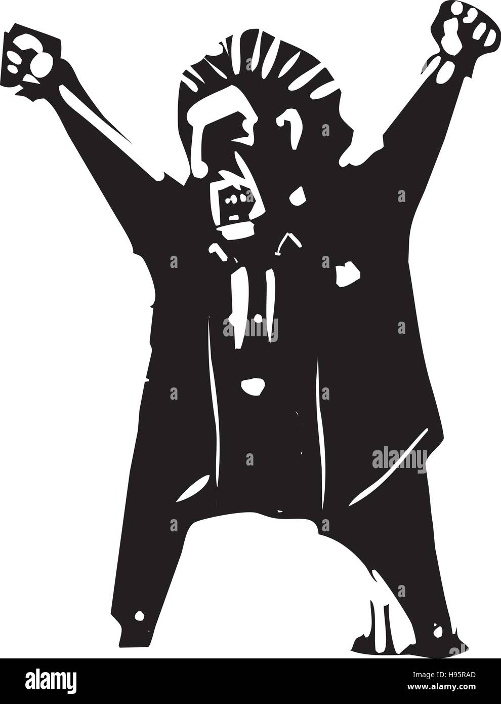 Yelling vector vectors hi-res stock photography and images - Alamy