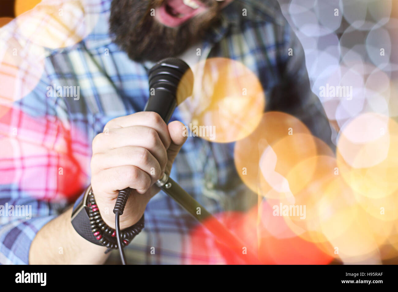 Group Of People Singing Stage High Resolution Stock Photography and ...