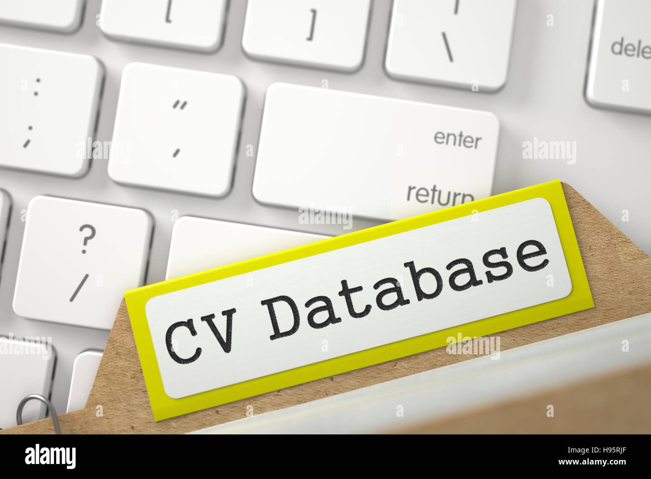 Cv database hi-res stock photography and images - Alamy