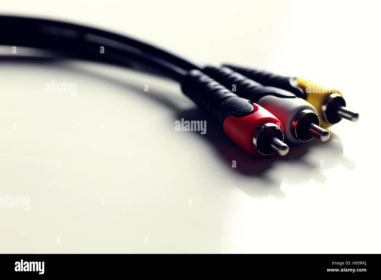 wire tulip cable macro Stock Photo - Alamy