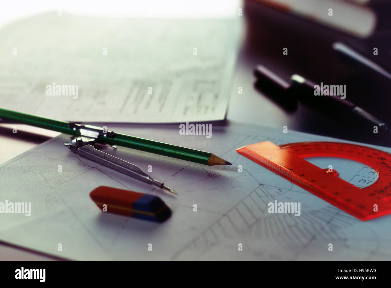 Civil engineer drawing board hi-res stock photography and images - Alamy