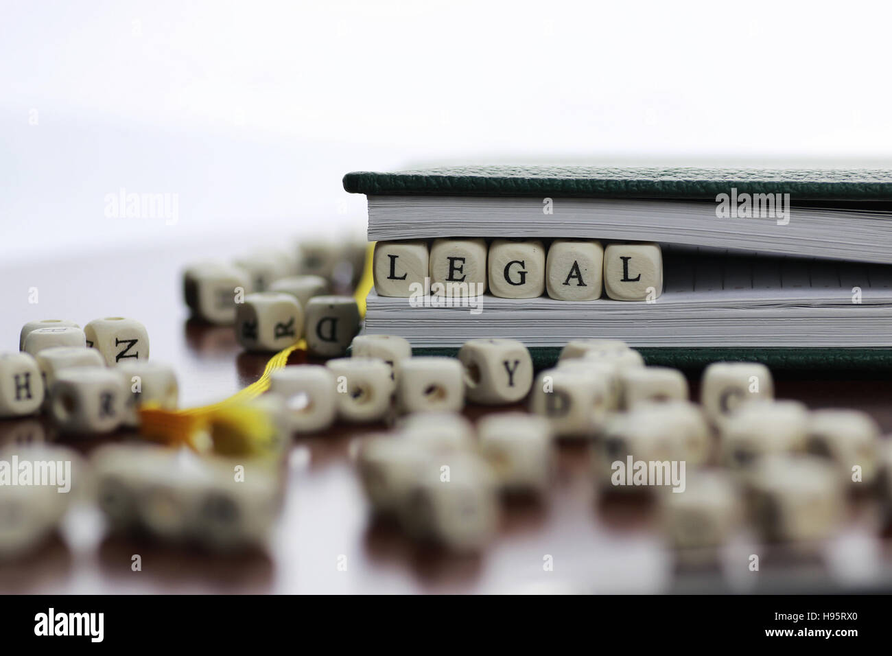 cube text law and judge Stock Photo - Alamy