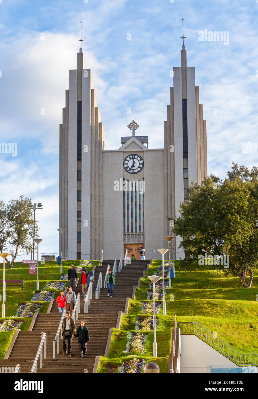 Akureyri church iceland hi-res stock photography and images - Alamy