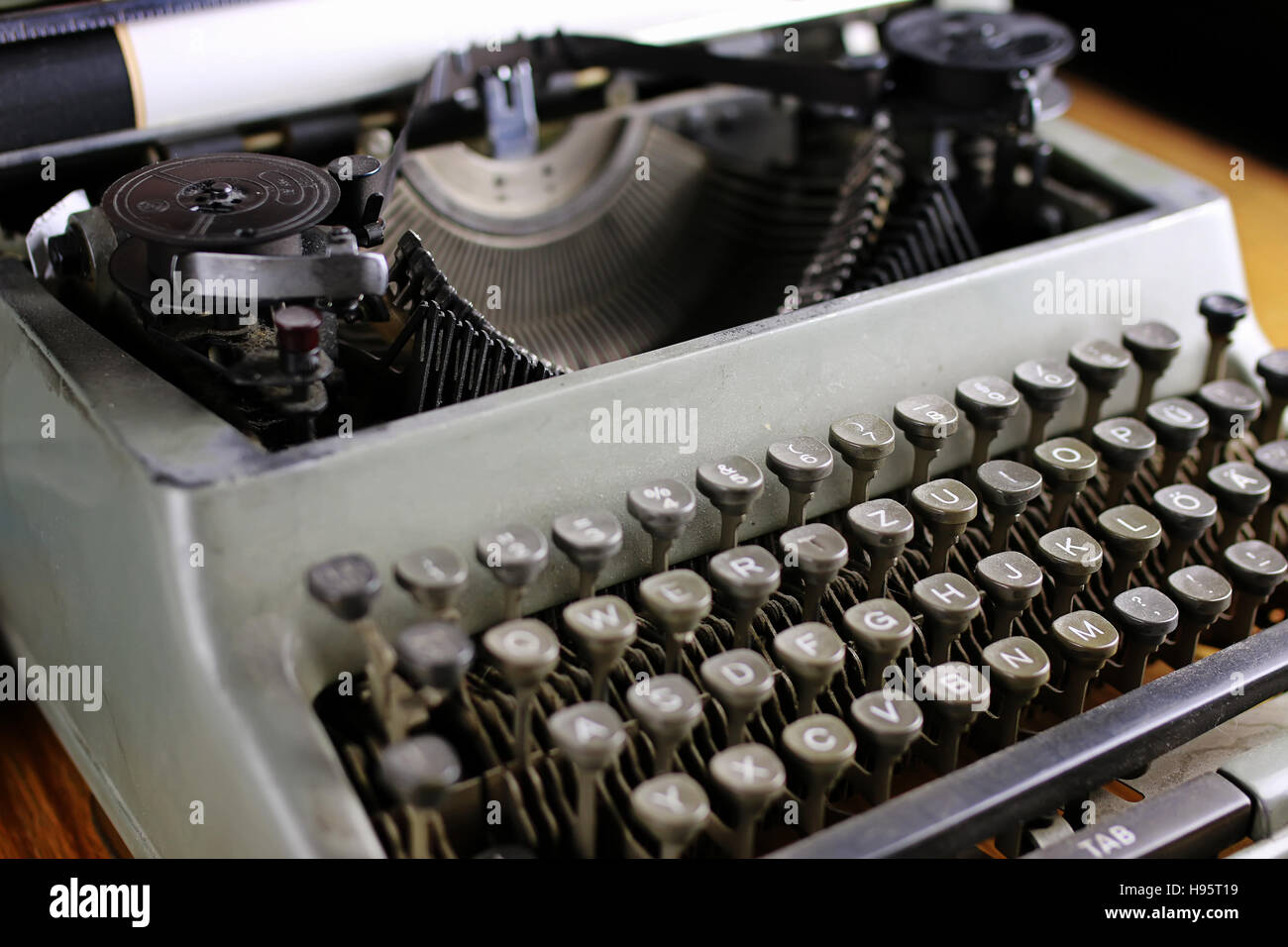 retro typewriter letter Stock Photo - Alamy