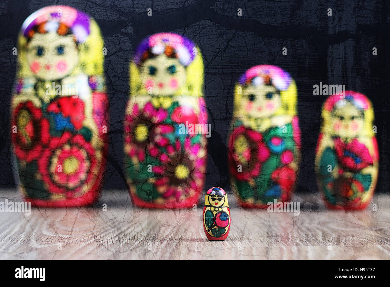 matryoshka different patterns Stock Photo - Alamy