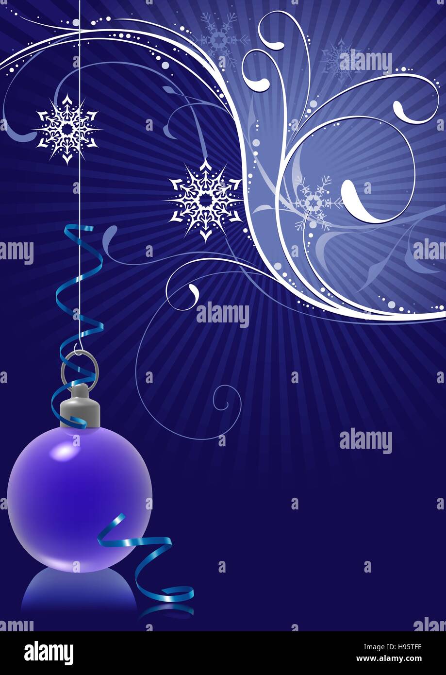 Violet christmas ball bauble Stock Vector Images - Alamy