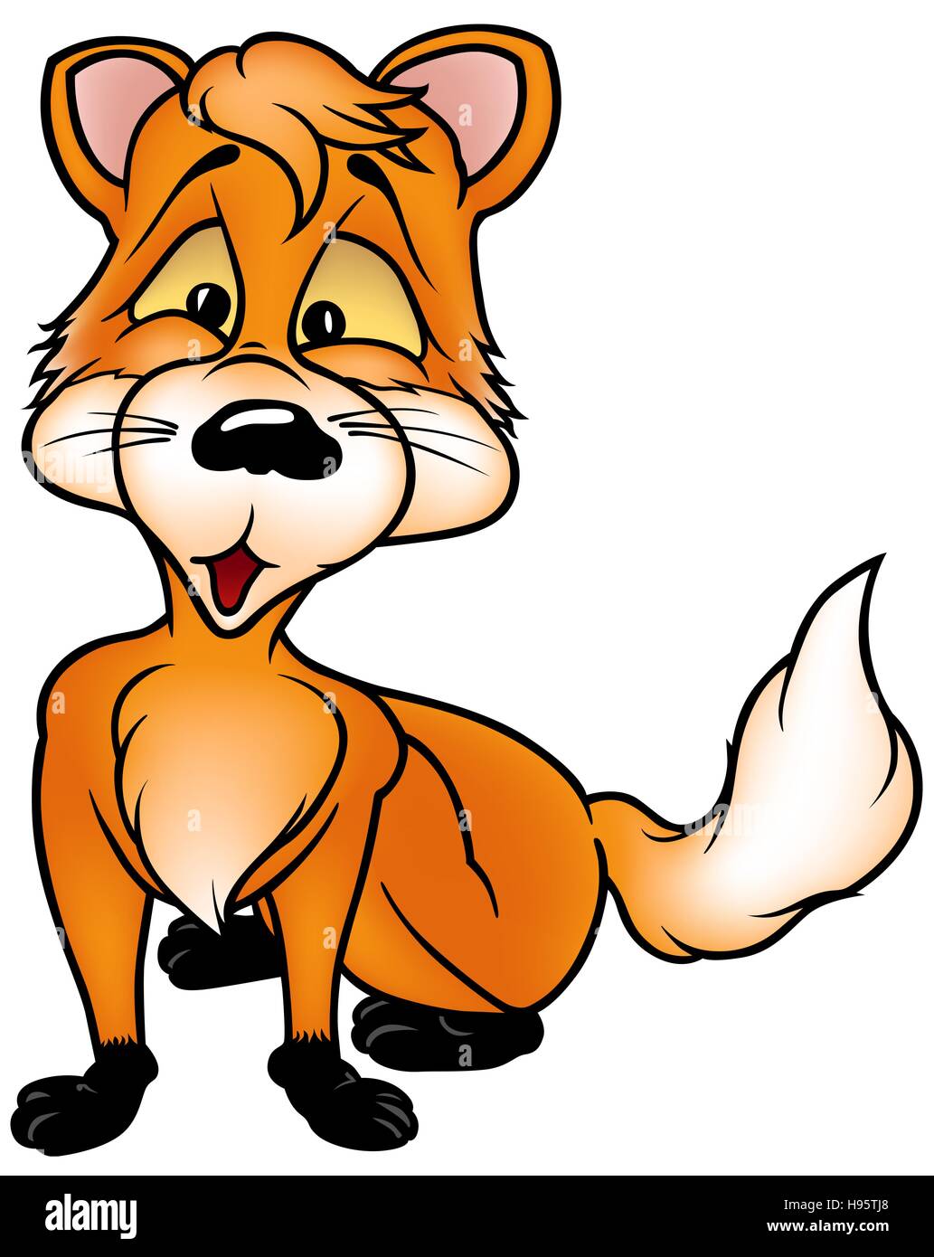 Fox cartoon hi-res stock photography and images - Alamy