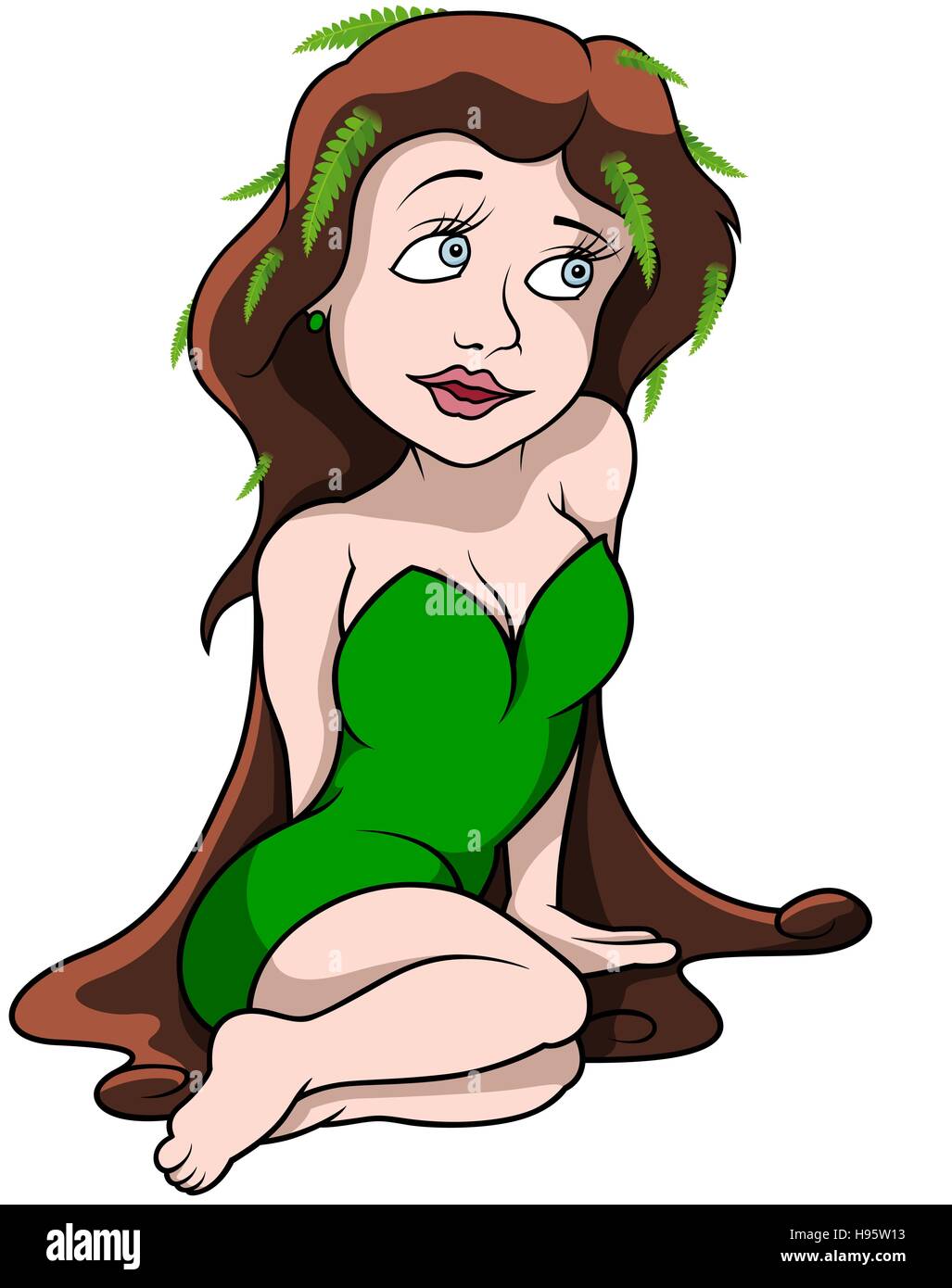 Fairy tale in forest Stock Vector Images - Alamy